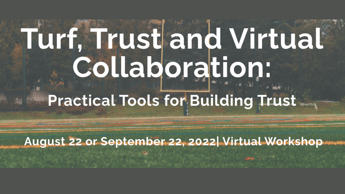 Turf, Trust and Virtual Collaboration: Practical Tools for Building ...