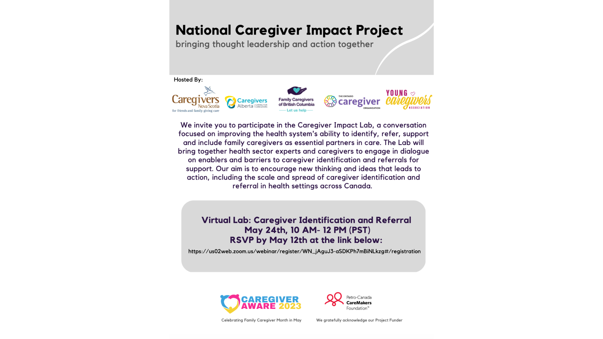 Caregiver Impact Lab - Healthy Aging CORE Alberta