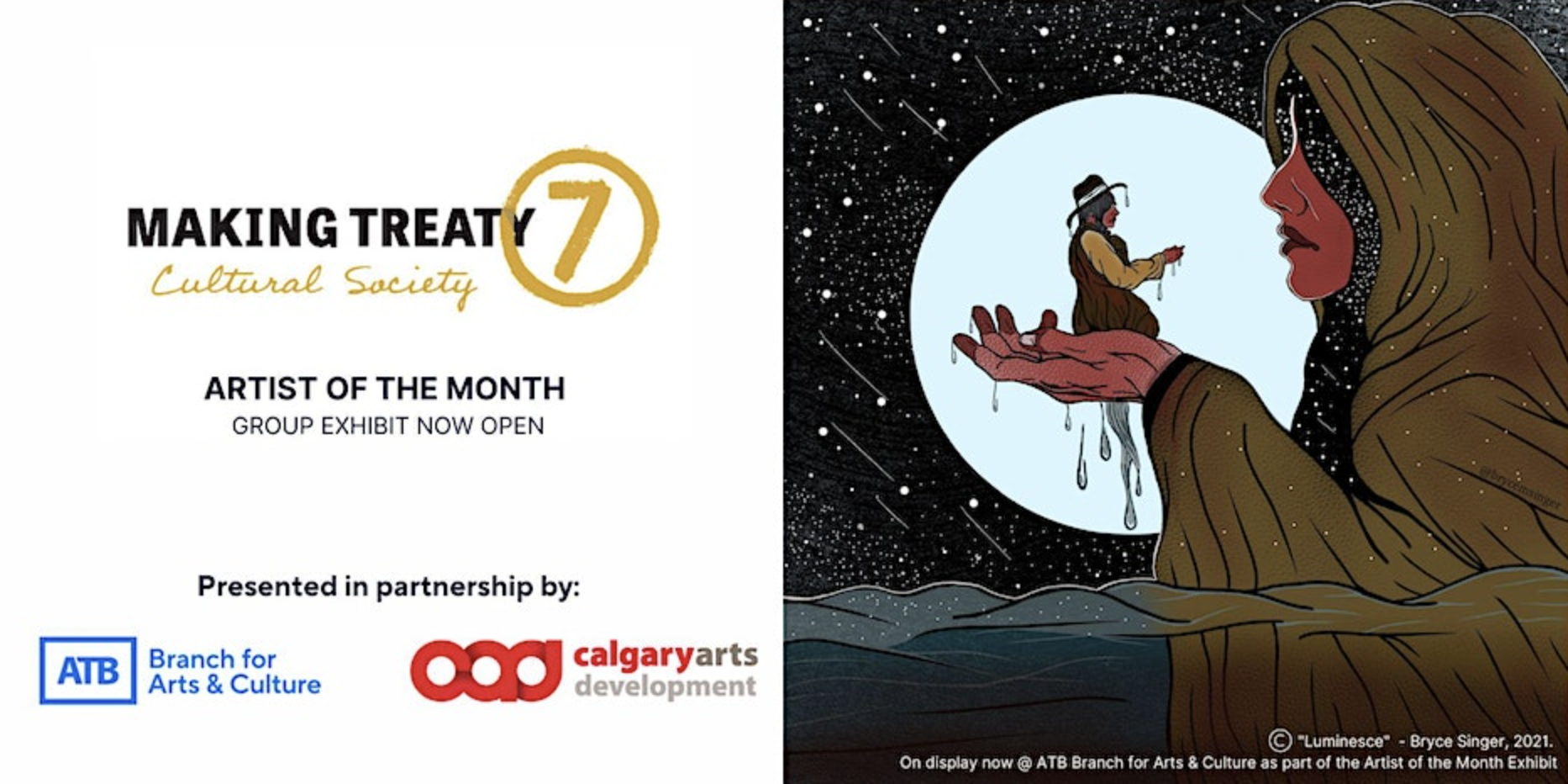 Making Treaty 7 Artist of the Month Exhibit - Healthy Aging CORE Alberta